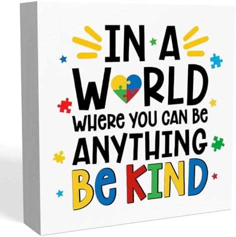 Autism Awareness Decorations, Autism Sign, Autism Decor For Home ...