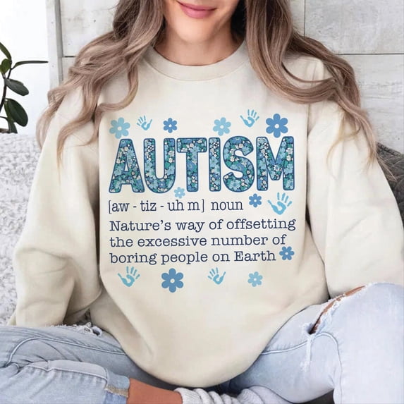 Autism Awareness Definition Neurodiversity Sweatshirt - Walmart.com