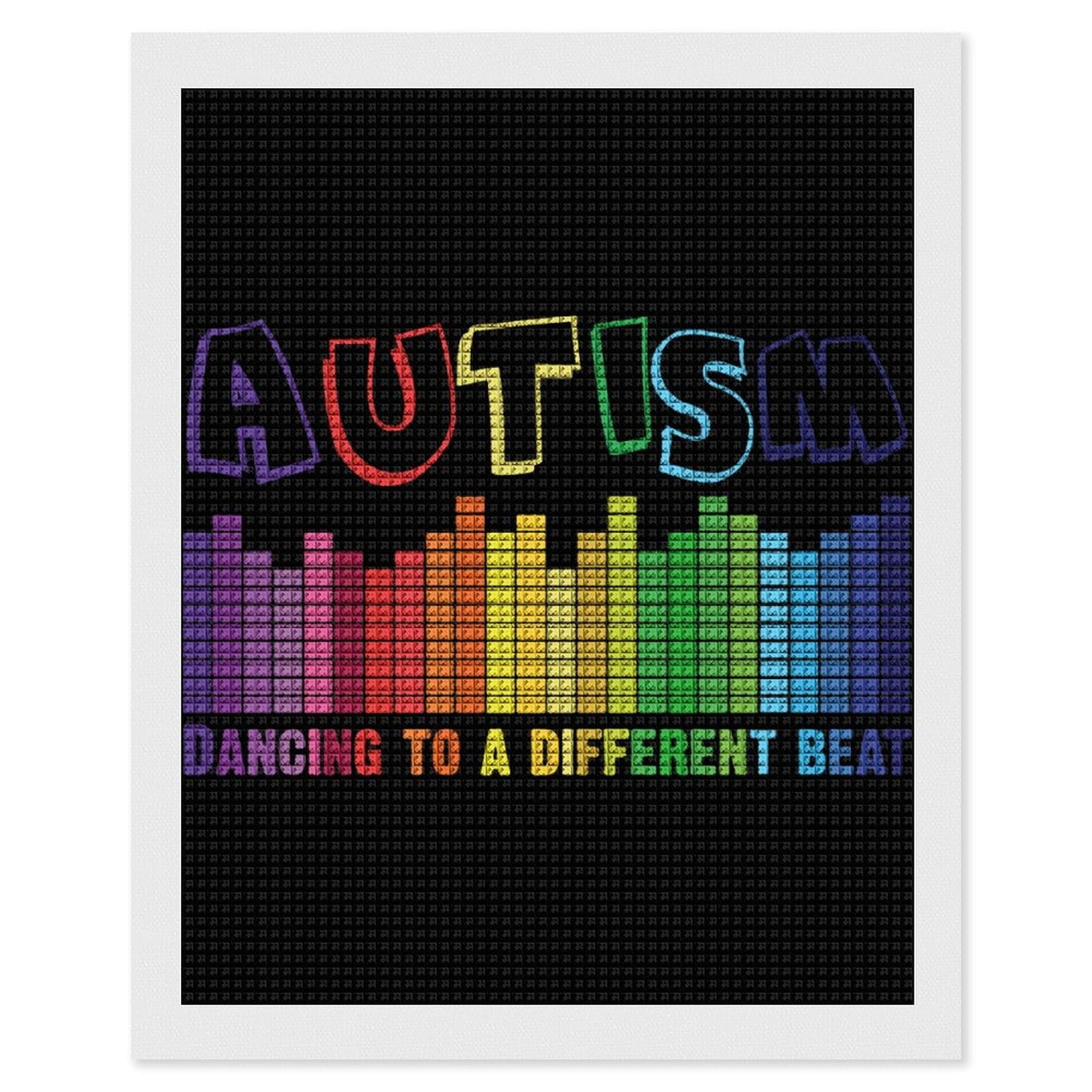Autism Awareness Diamond Art Painting Kits Full Square Drill DIY ...