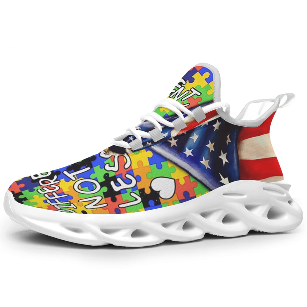 Autism Awareness Different Not Less Shoes Trail Running Shoe Non-Slip ...