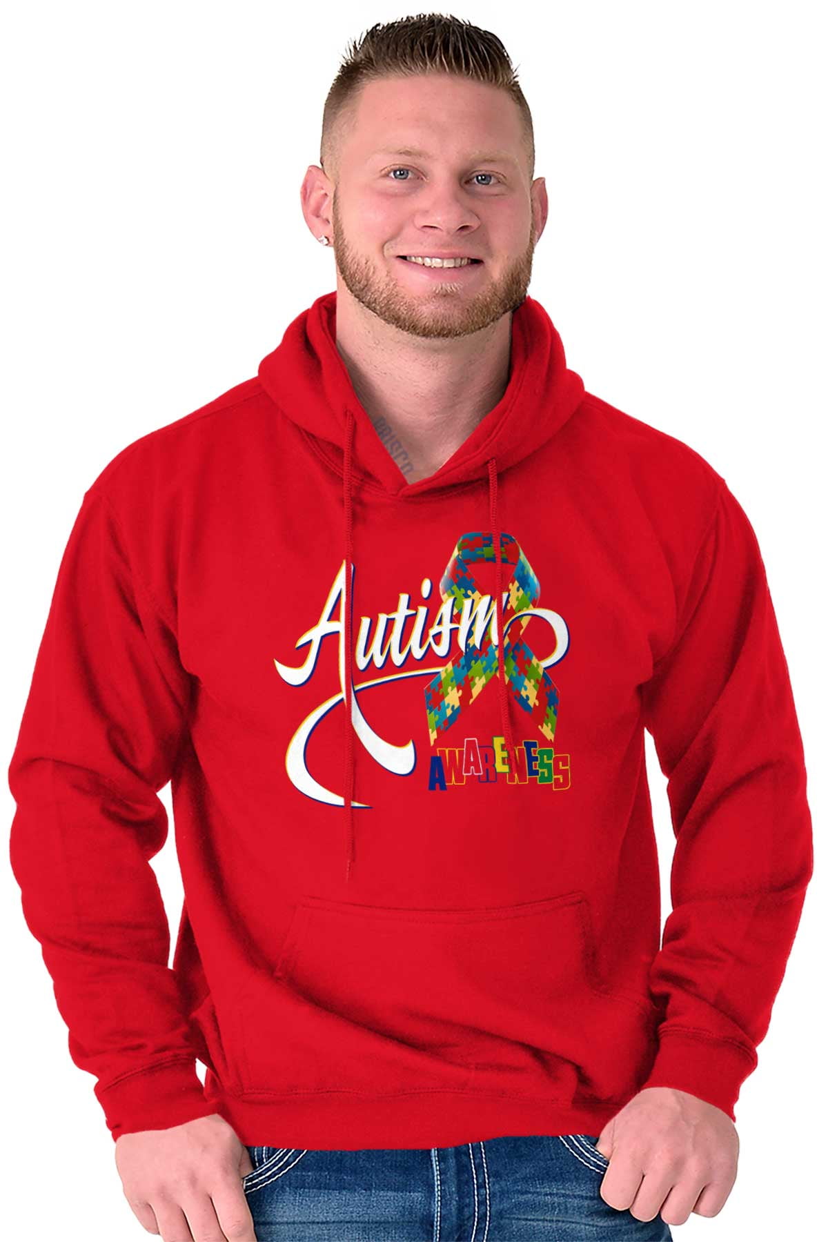 Autism Awareness Disabled Autistic Hoodie Sweatshirt Women Men Brisco ...