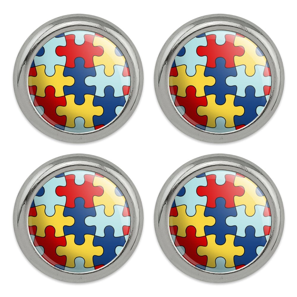 Autism Awareness Diversity Puzzle Pieces Metal Craft Sewing Novelty ...