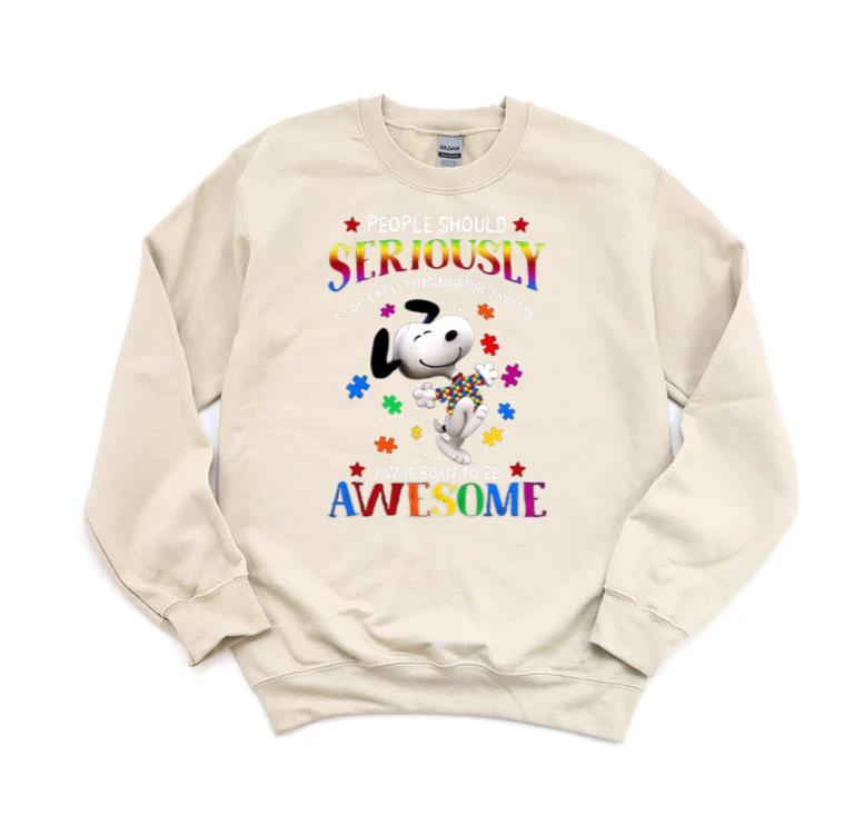 Autism Awareness Expect Normal Funny Cartoon Quote Support Graphic ...