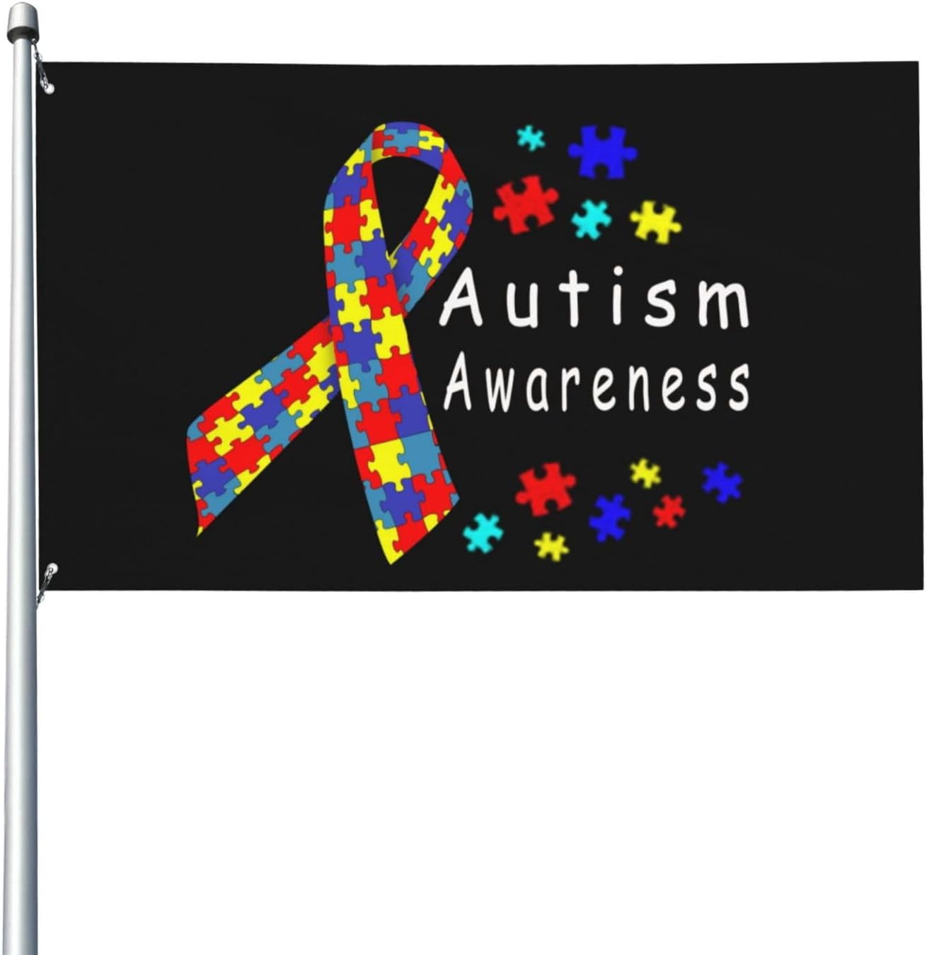 Autism Awareness Flag Banner Flags Garden Flag Home House Flags Parade ...