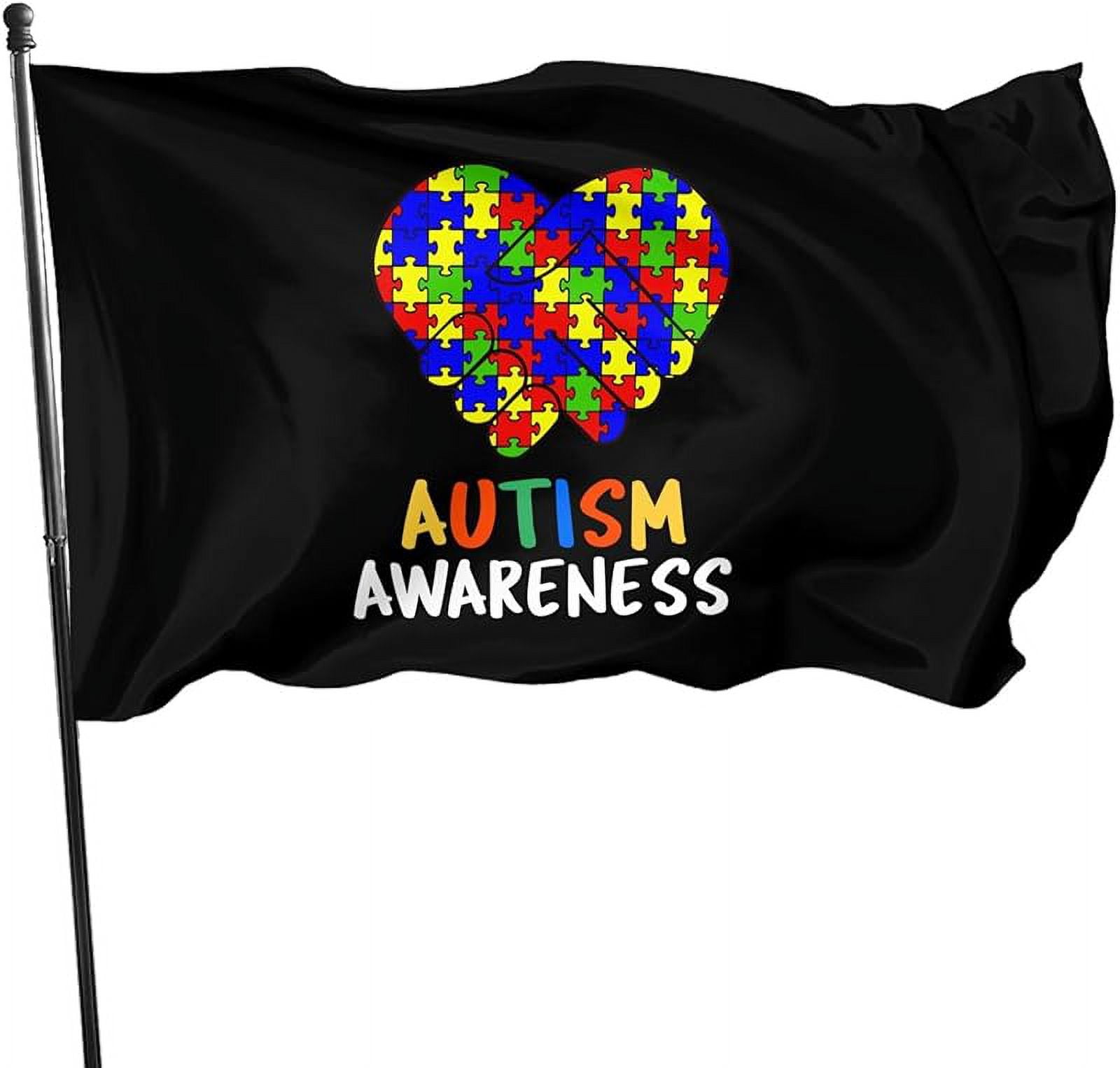 Autism Awareness Flag Flags for outside 3x5 Ft Garden Flag Farmhouse ...