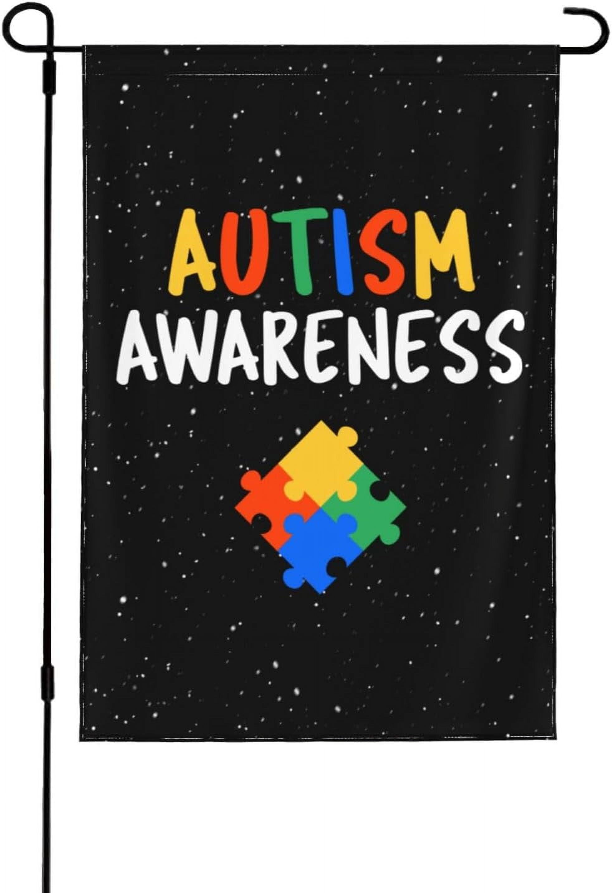 Autism Awareness Flag Flags for outside Garden Flag Farmhouse Yard ...