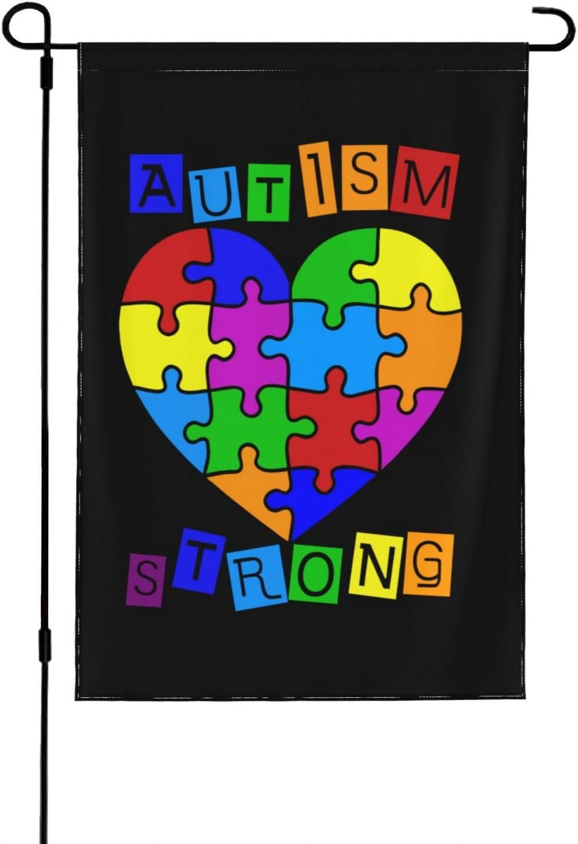 Autism Awareness Flag Flags for outside Garden Flag Farmhouse Yard ...