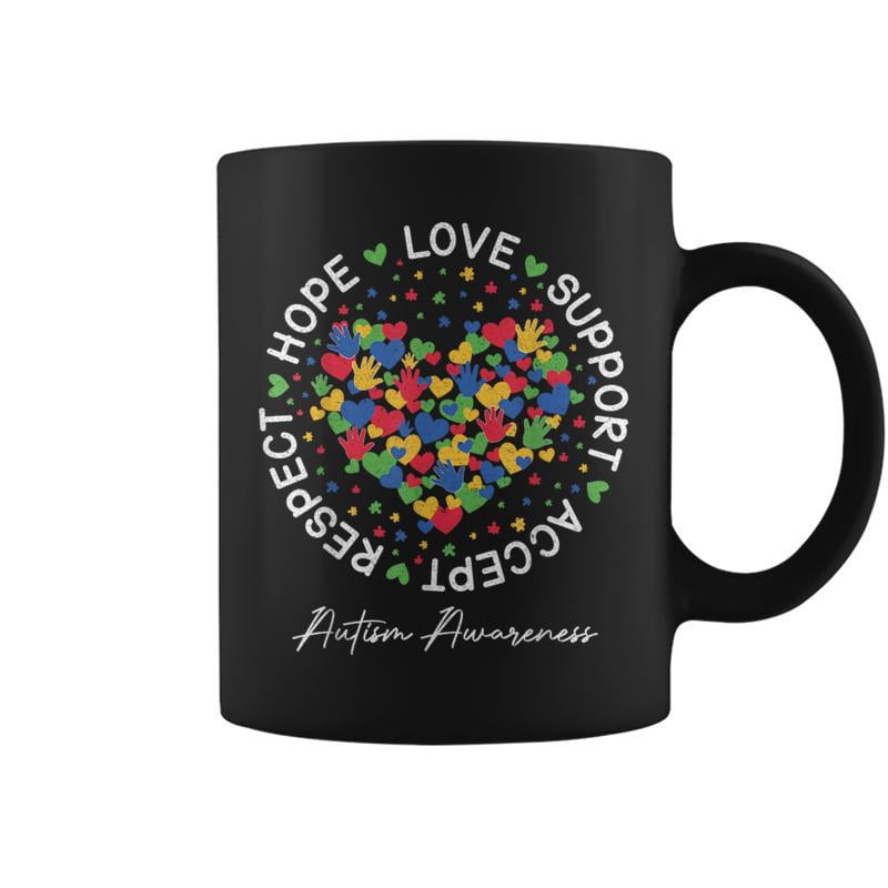 Autism Awareness For Mom And Boys Girls Support Autism Coffee Mugs ...