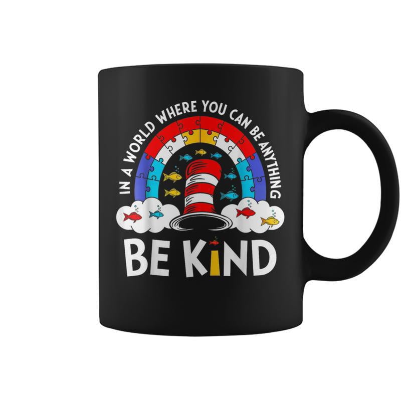 Autism Awareness For Teacher Why Fit In Doctor Cat Hat Cool Coffee Mugs ...