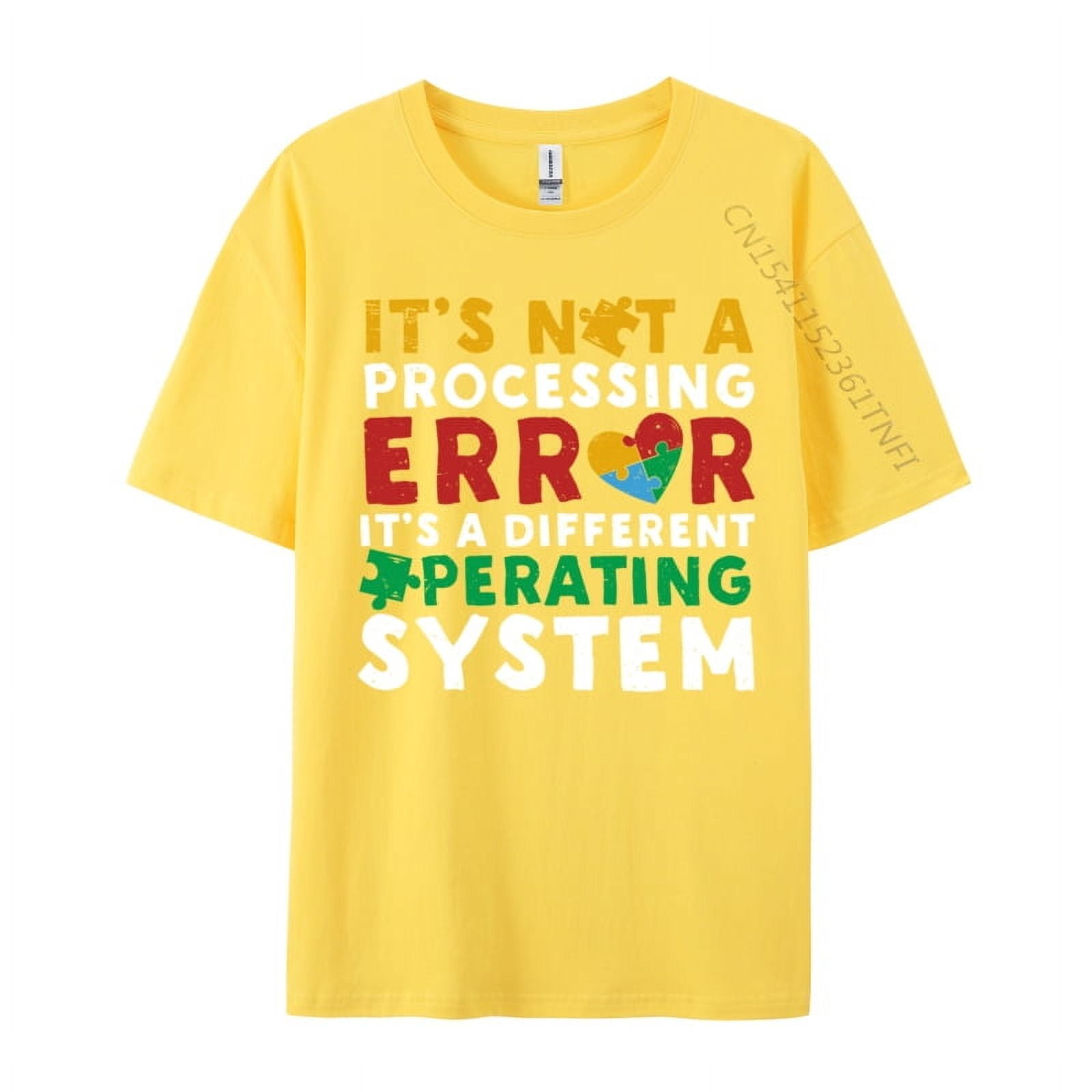 Autism Awareness Funny Computer Programmer Tech Geek Nerd comfortable Normal Tops Shirt for Men ...