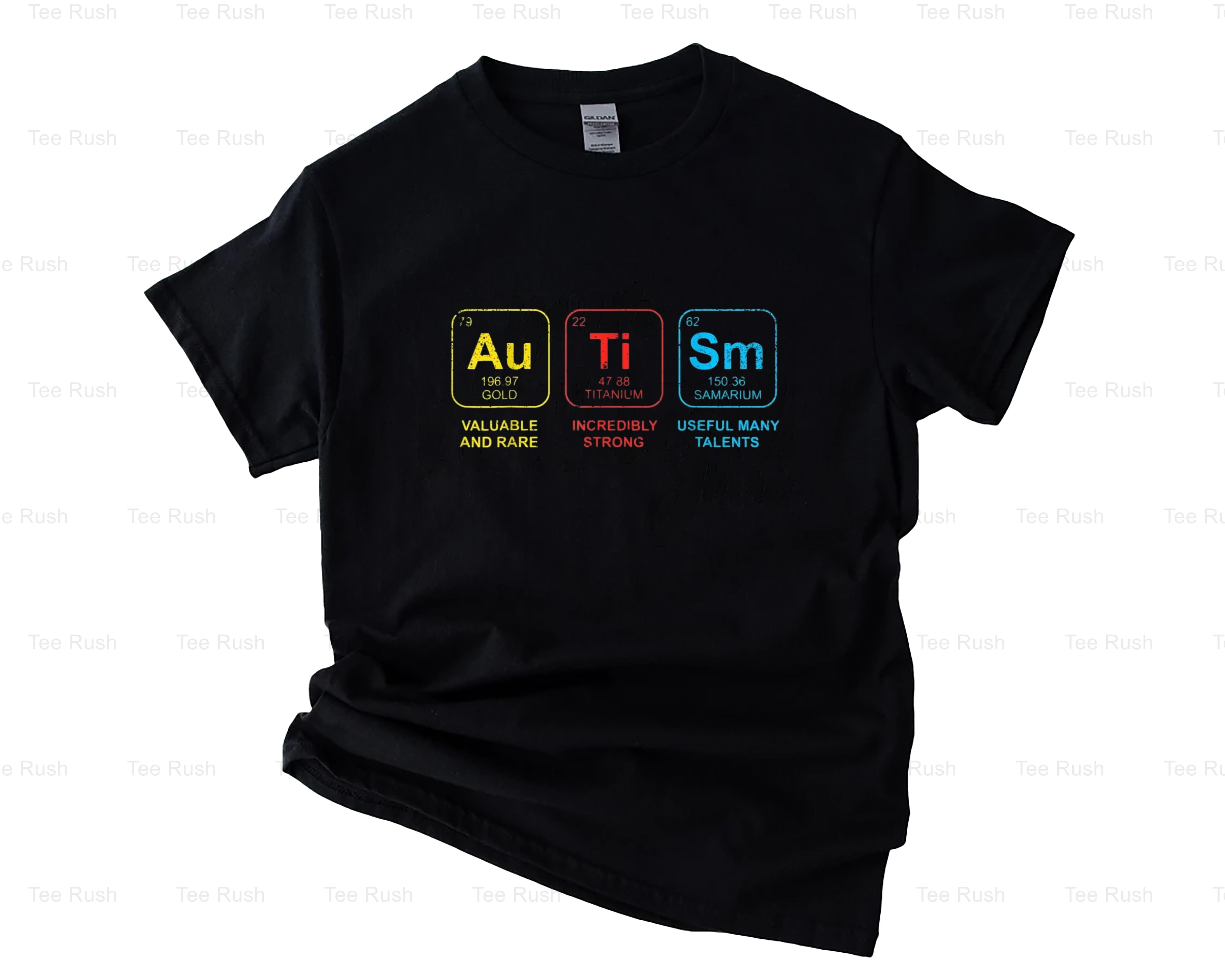 Autism Awareness Funny Elements Periodic Table Gift Science Nerd Humor ...