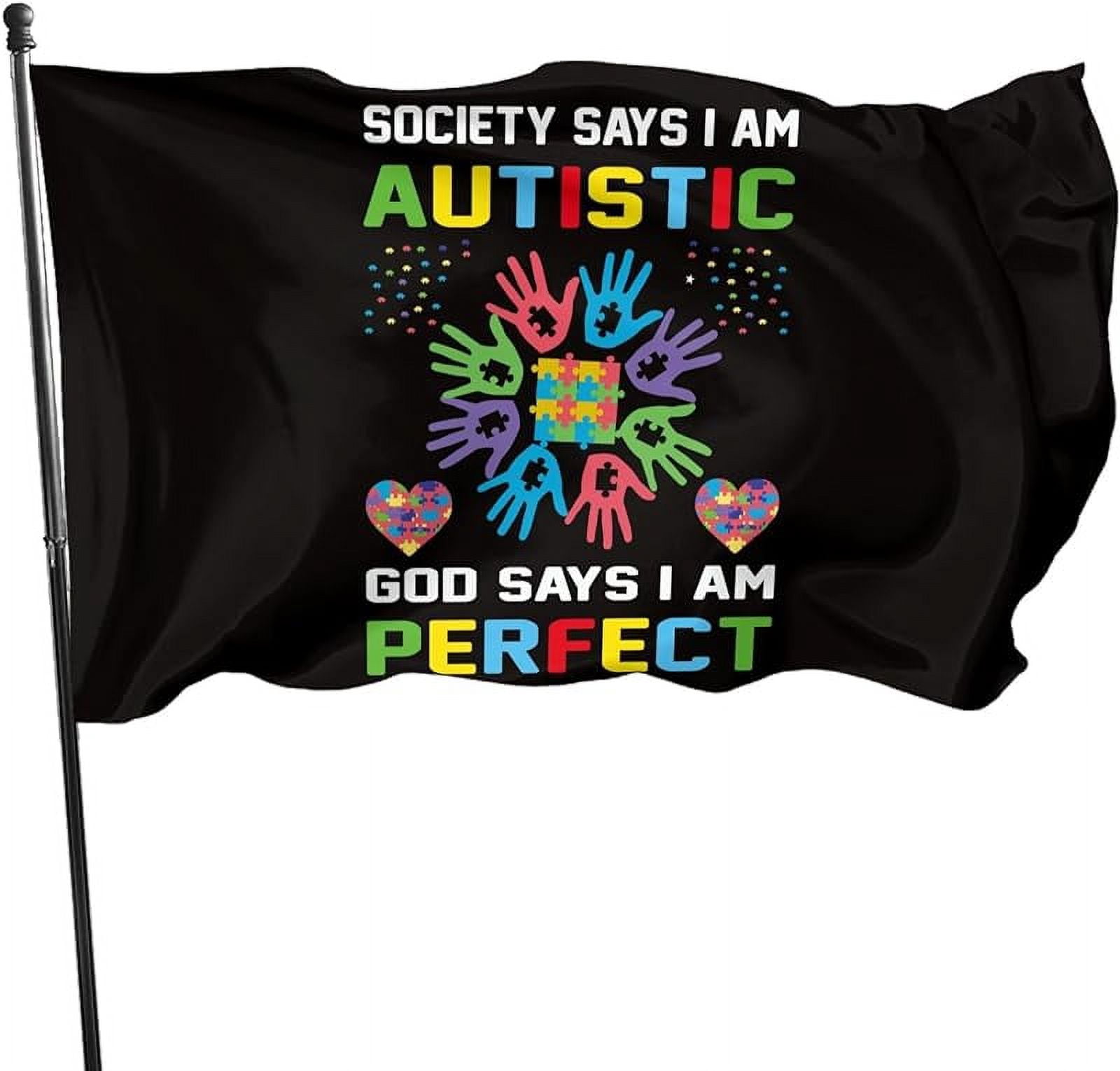 Autism Awareness Garden Flag 12 X 18 Inch Home Indoor & Outdoor ...