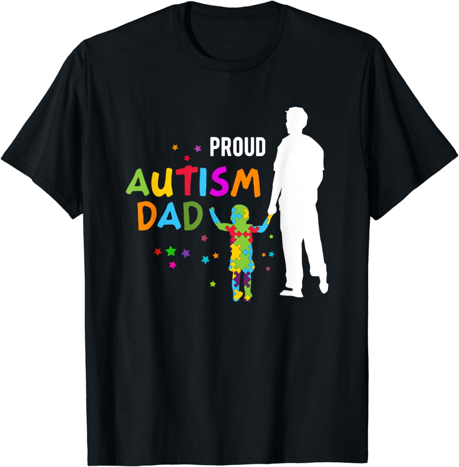Autism Awareness Gifts for Men - Proud Autism Dad T-Shirt - Walmart.com