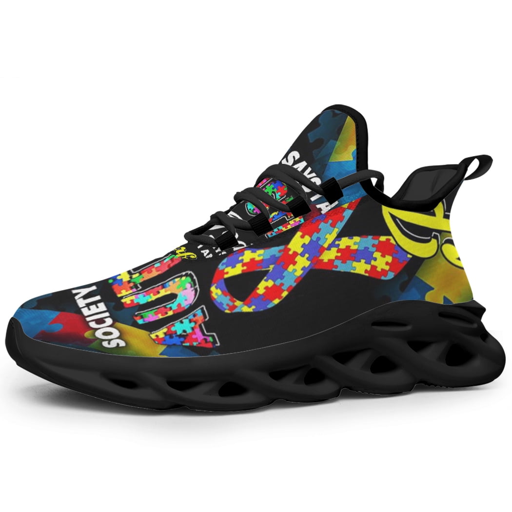 Autism Awareness God Says I Am Perfect Shoes Trail Running Shoe Non ...