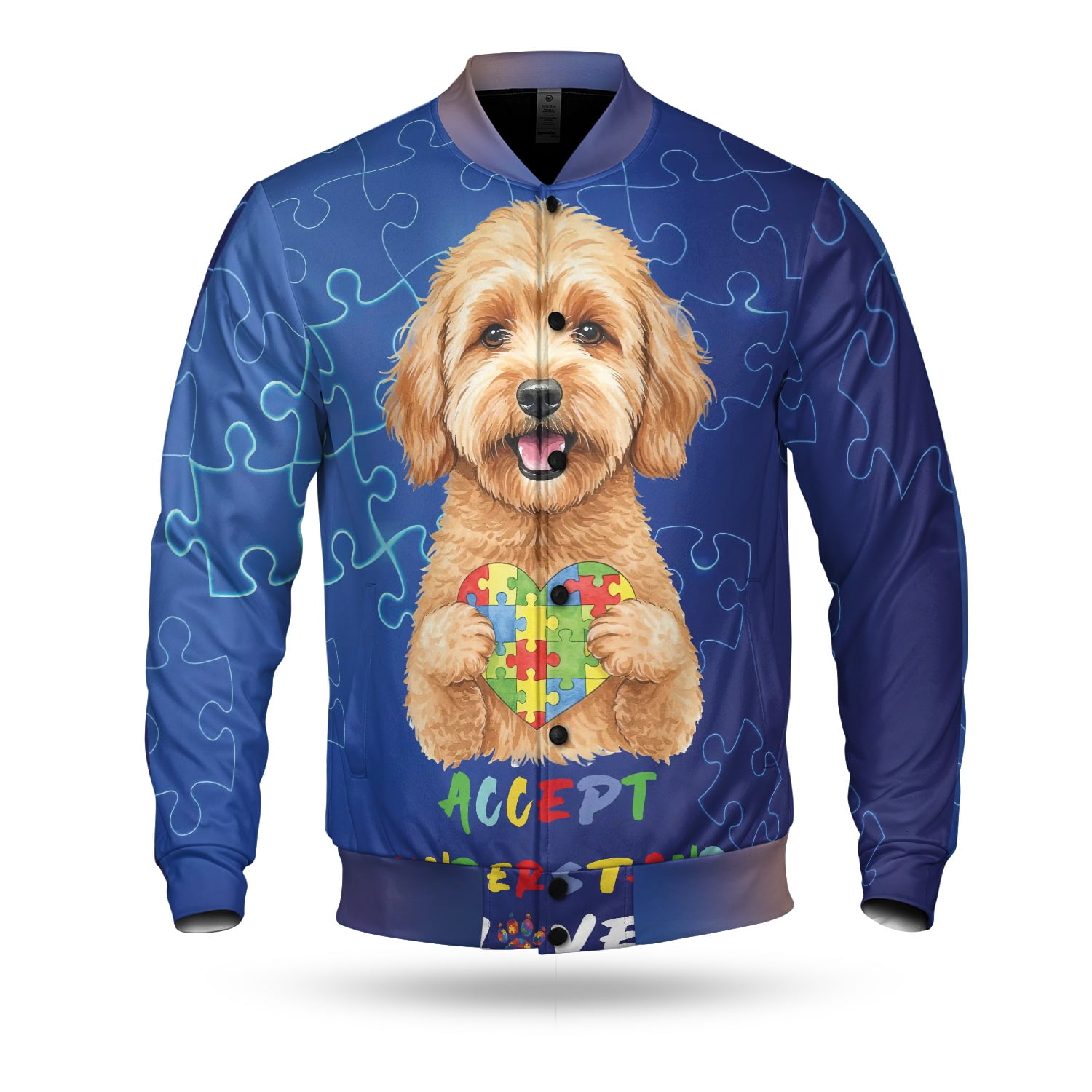 Autism Awareness Goldendoodle Accept Understand Love All Over Print 3D ...