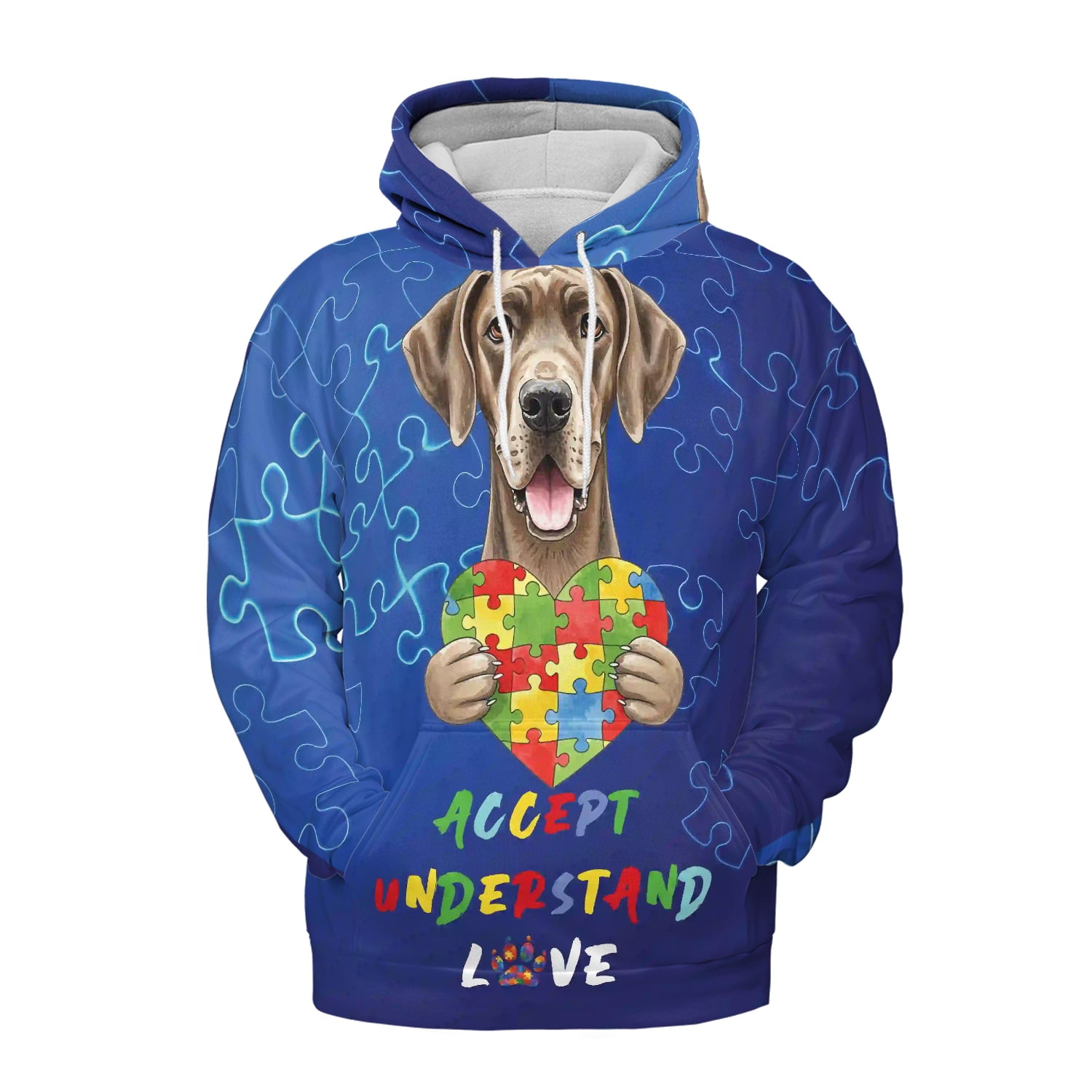 Autism Awareness Great Dane Accept Understand Love All Over Print 3D ...