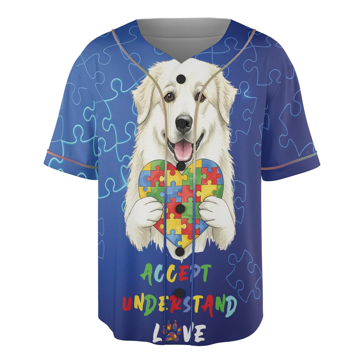 Autism Awareness Great Pyrenees Accept Understand Love All Over Print ...