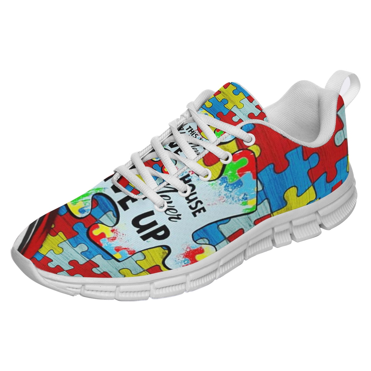 Autism Awareness In This House We Never Give Up Shoes for Men Women ...