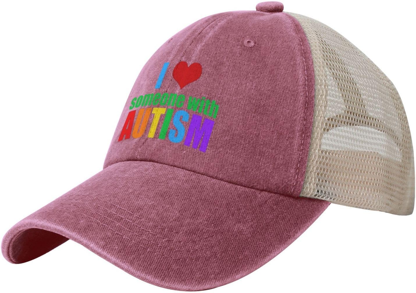 Autism Awareness I Love Someone with Autism Outdoor Adjustable Washed ...