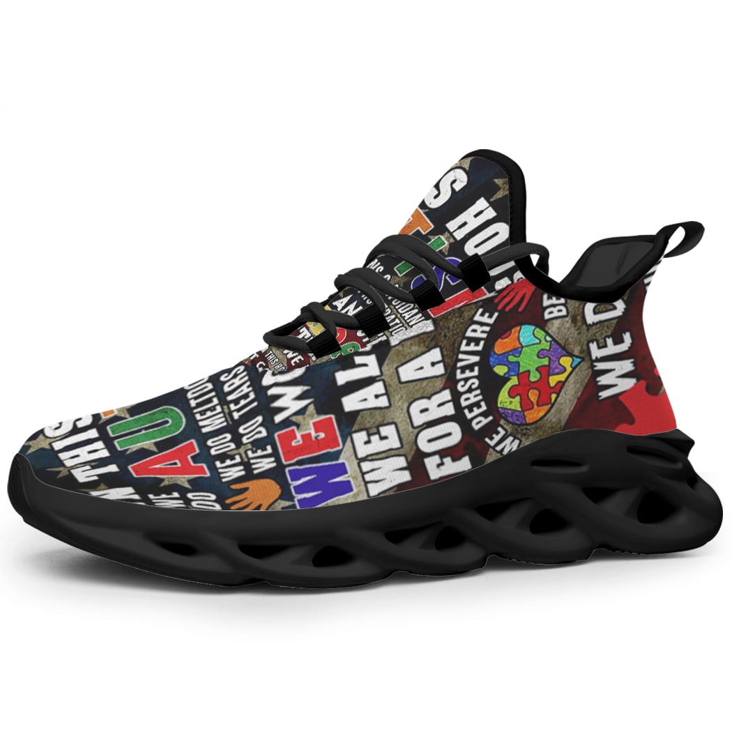 Autism Awareness In This House We Do Shoes Trail Running Shoe Non-Slip ...