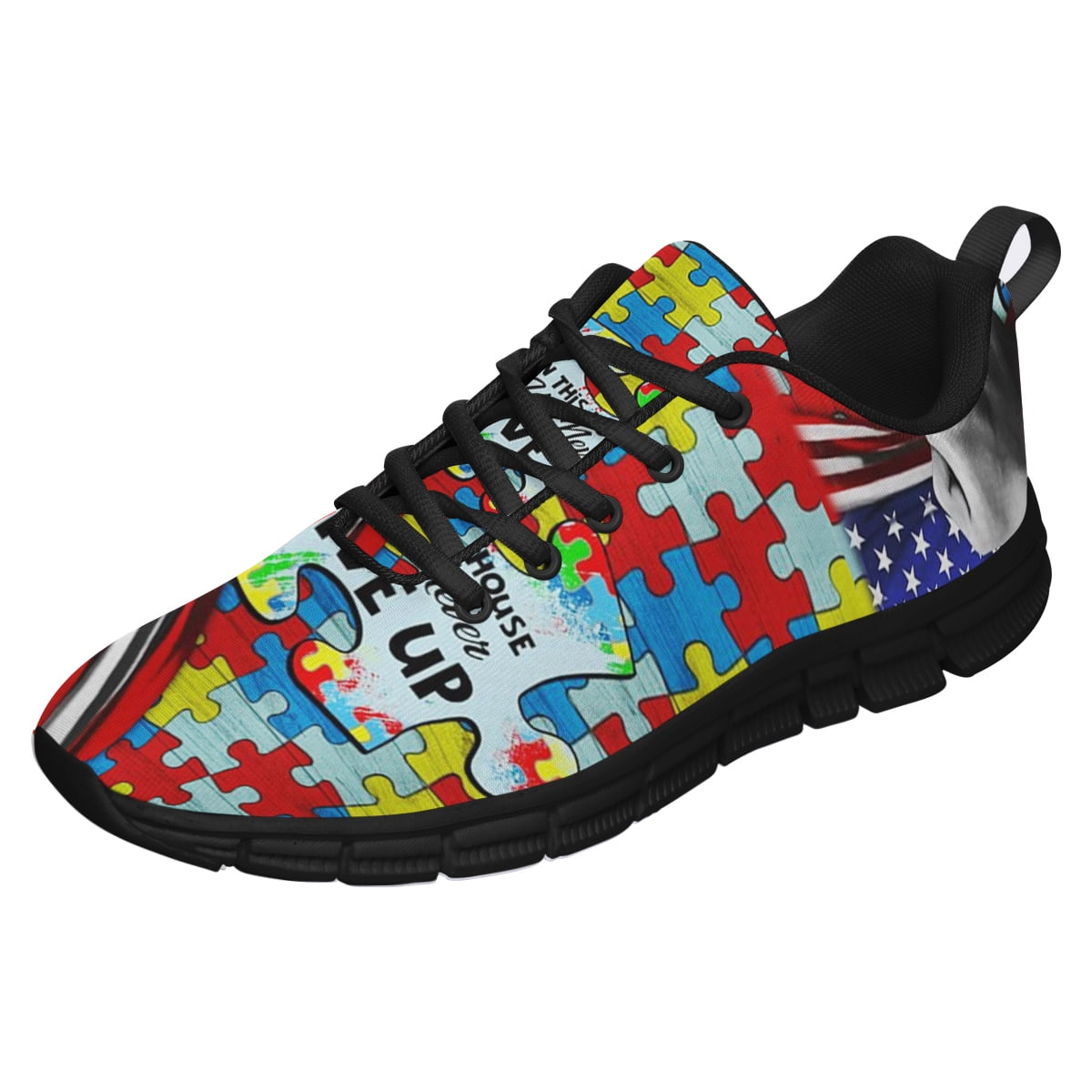 Autism Awareness In This House We Never Give Up Running Shoes Sneakers ...