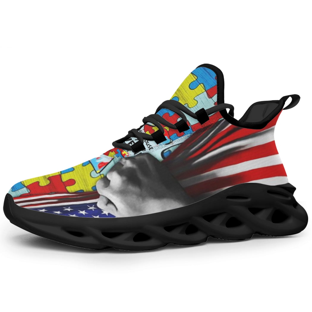 Autism Awareness In This House We Never Give up Shoes Trail Running ...
