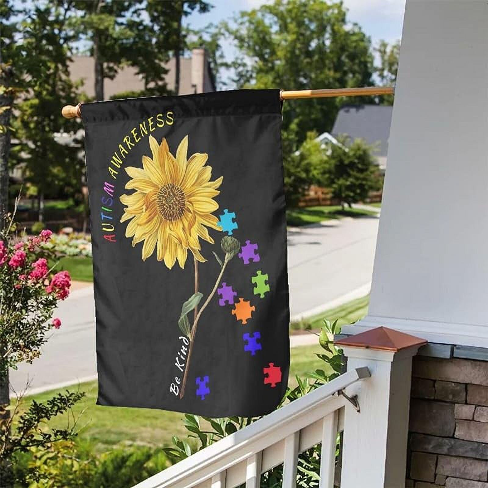 Autism Awareness Infinity Symbol Garden Flag 12 x 18 inches Vertical ...