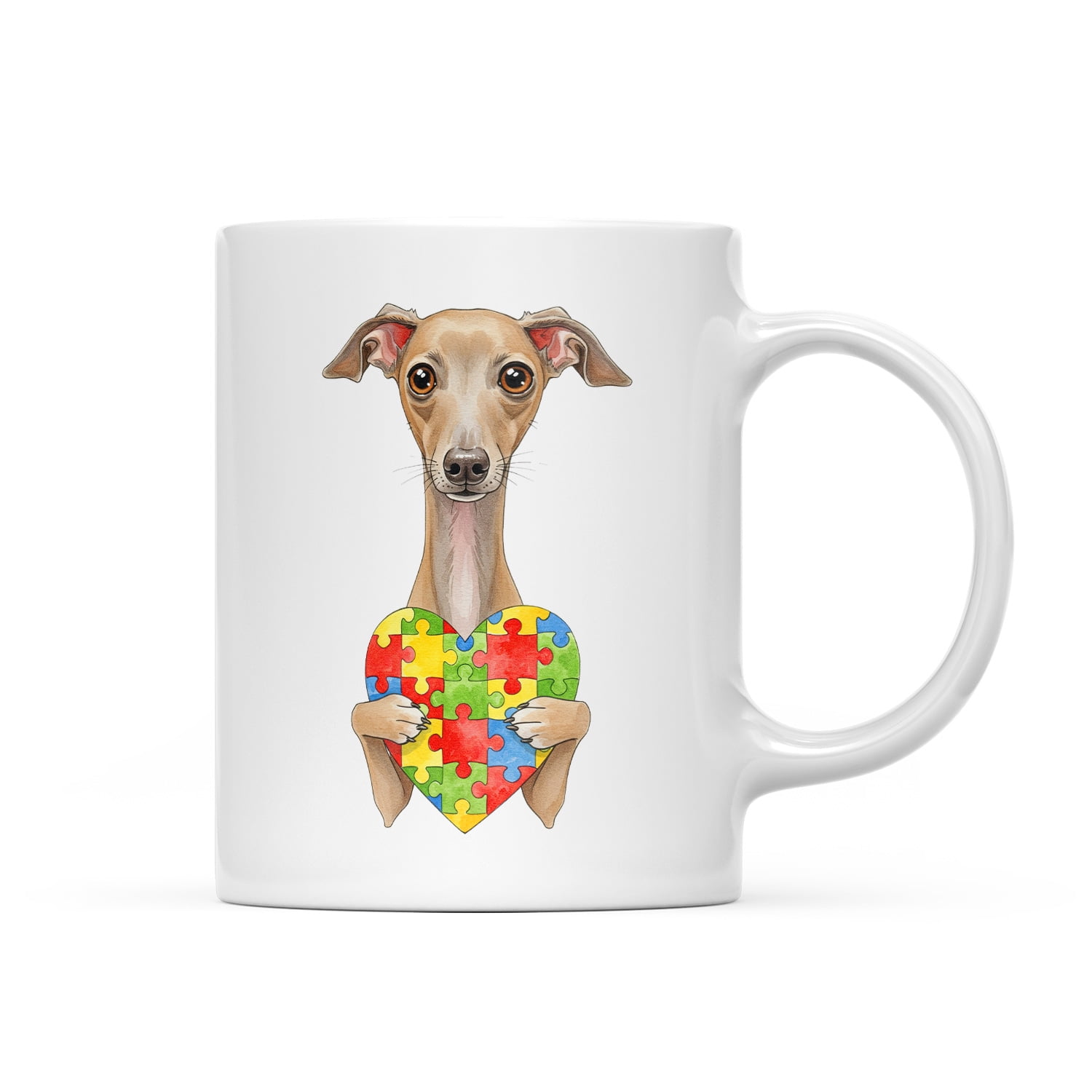 Autism Awareness Italian Greyhound Accept Understand Love Mug Greyhound ...