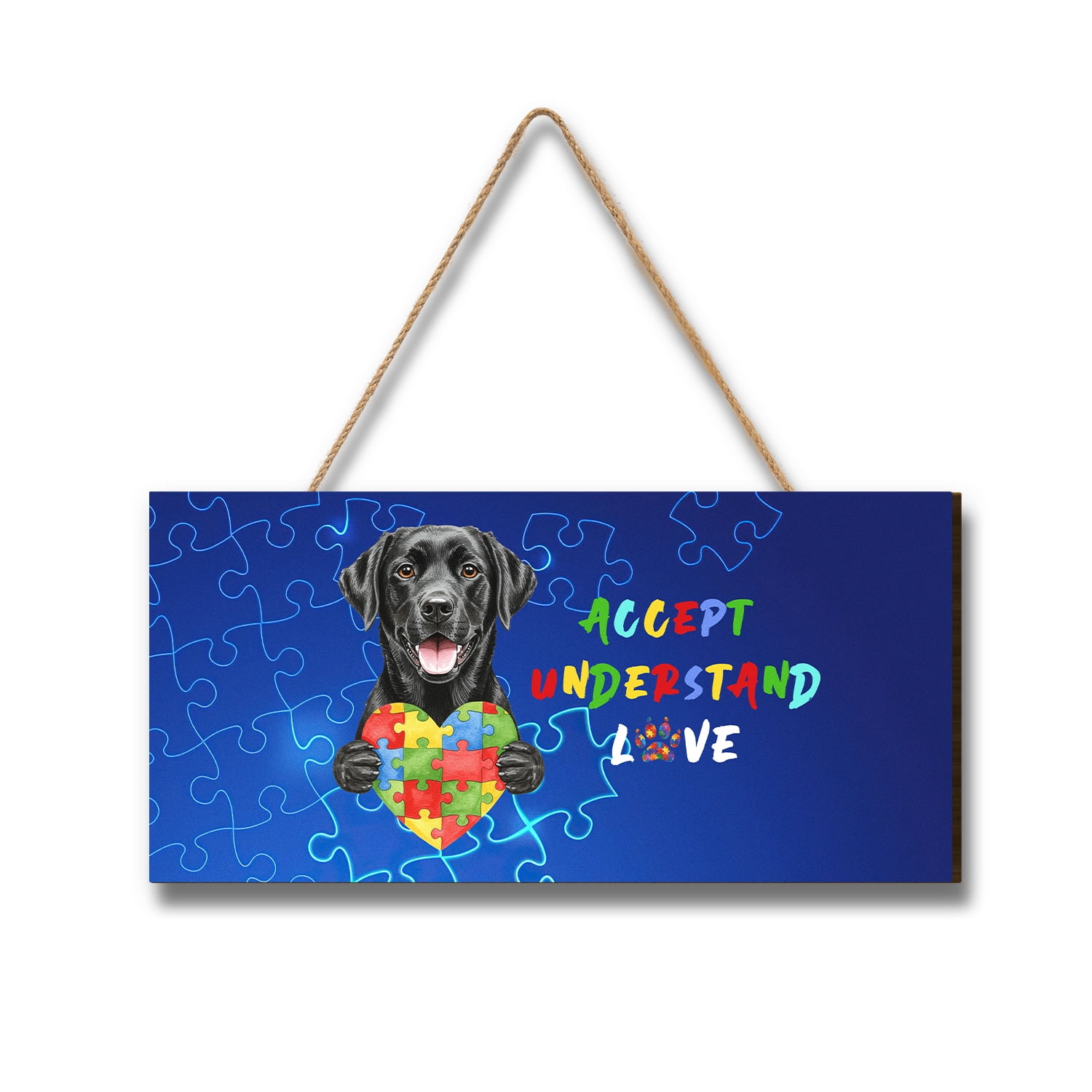Autism Awareness Labrador Retriever Accept Understand Love Landscape ...