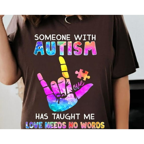 Autism Awareness 'Love Needs No Words' Design - Walmart.com