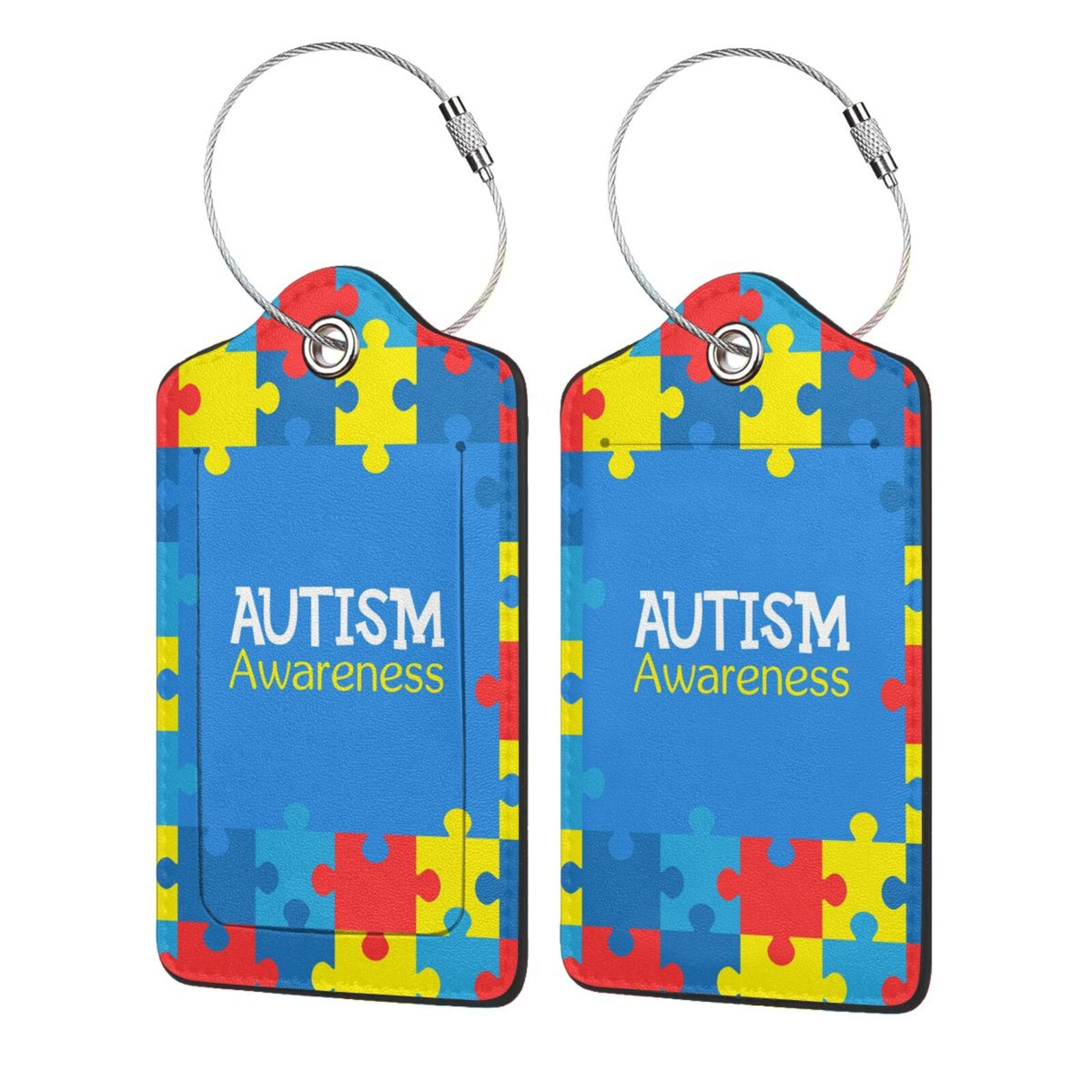 Autism Awareness Luggage Tags for Suitcase Tags Identifiers with ...