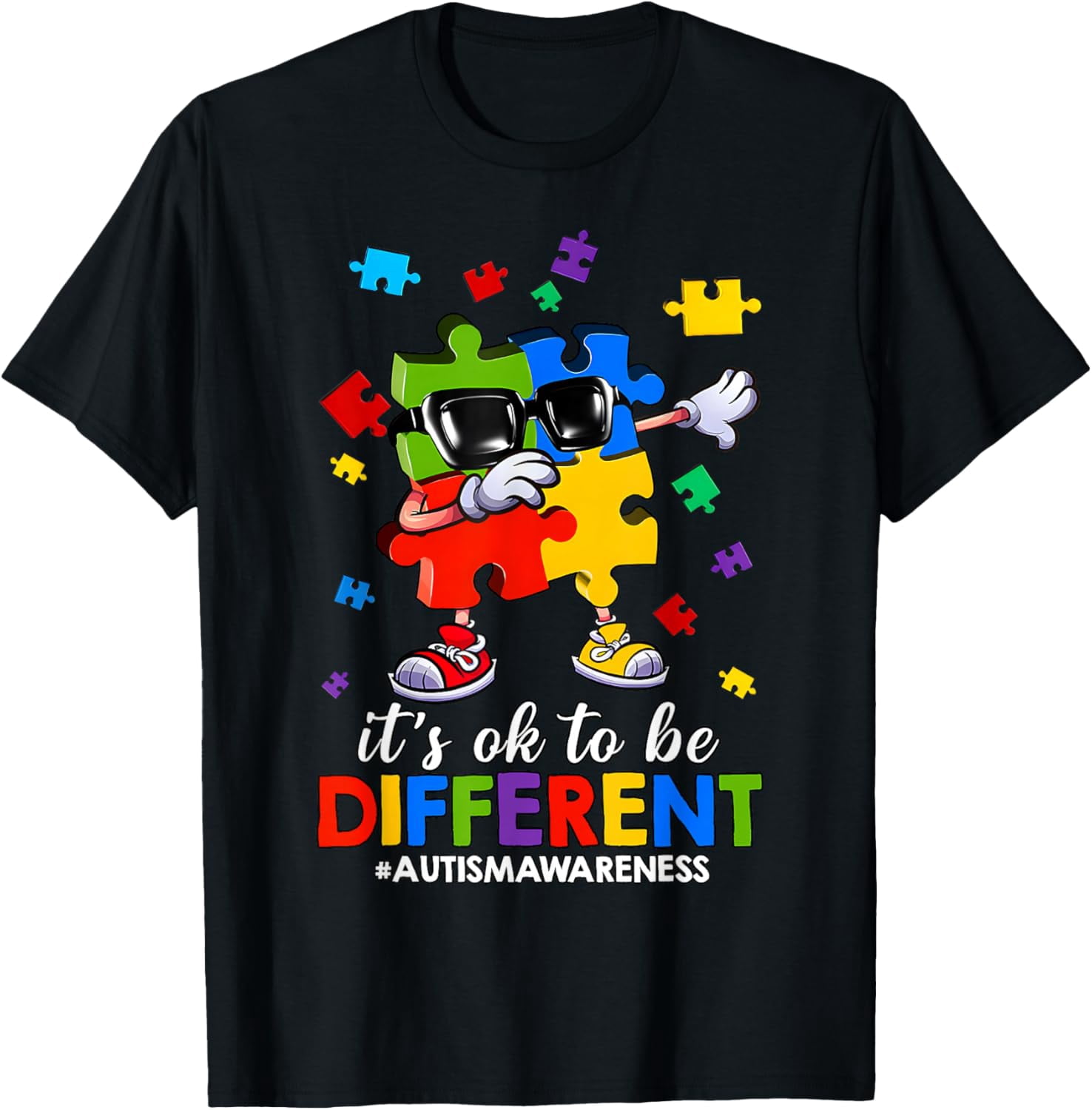 Autism Awareness Men’s T-Shirt – Support Autism Awareness Graphic Tee ...