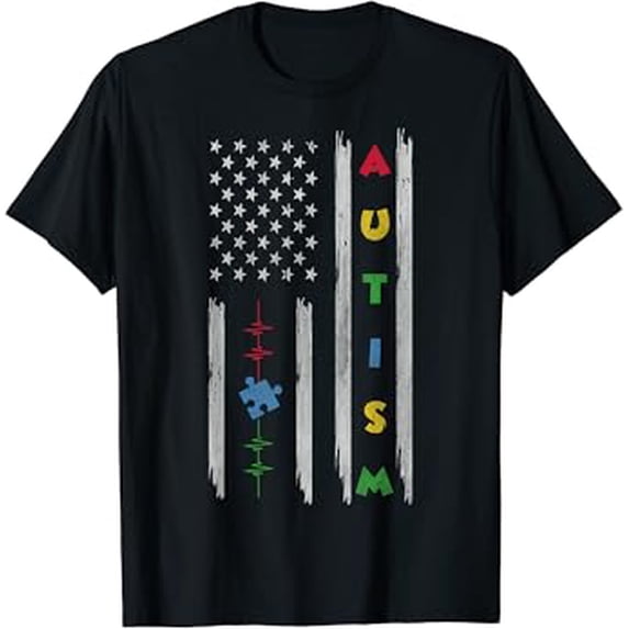 Autism Awareness Mom Dad T-Shirt - Walmart.com
