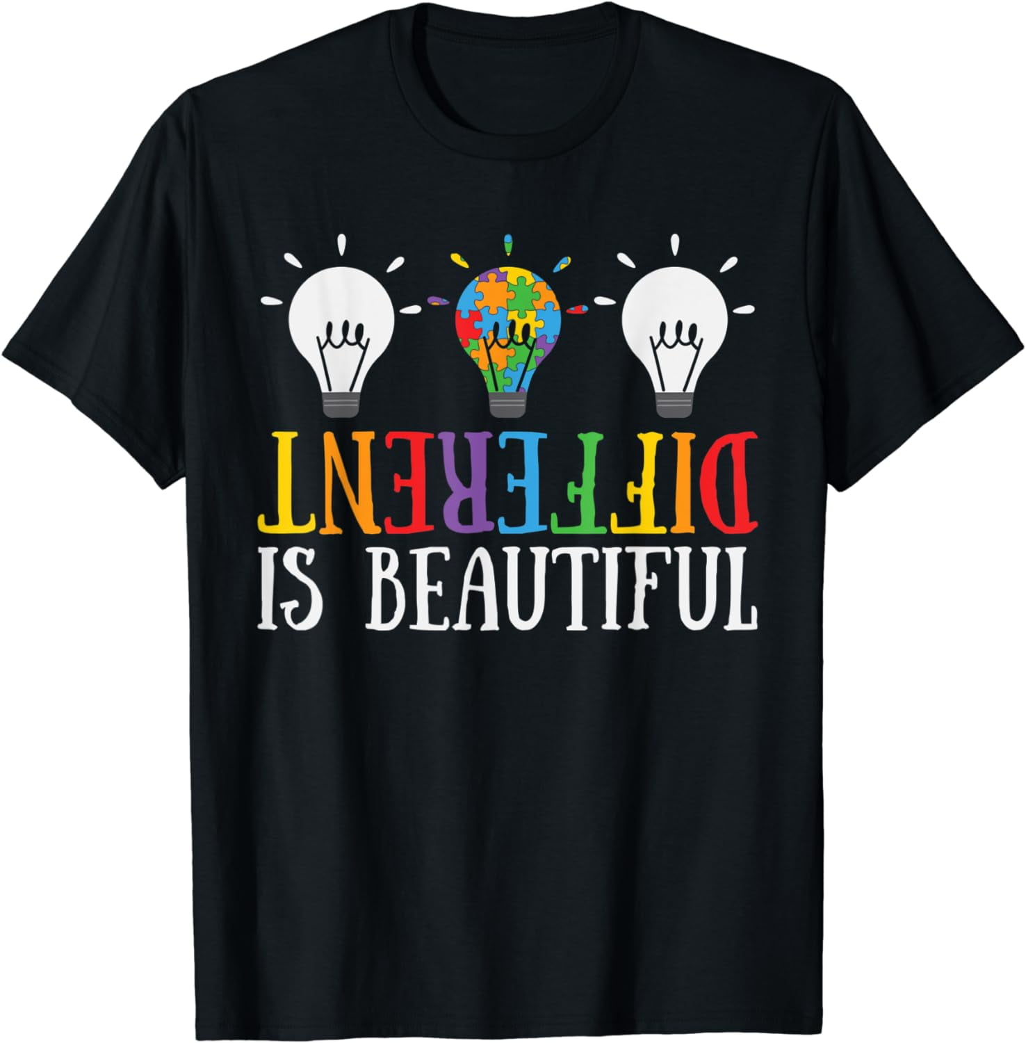 Autism Awareness Mom Different is beautiful Autism T-Shirt - Walmart.com