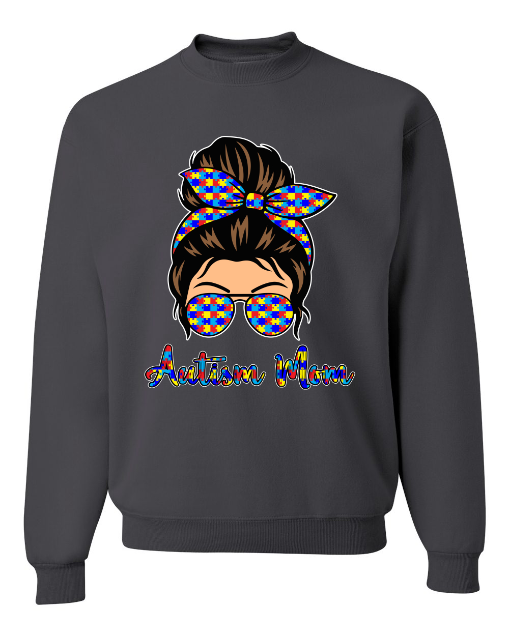 Autism Awareness Zipper Sweat Shirt Zip Sweatshirt Brilliant Mind At ...