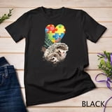 Autism Awareness Mommy Hedgehog Baby Puzzle Heart Love Unisex S-5XL T ...