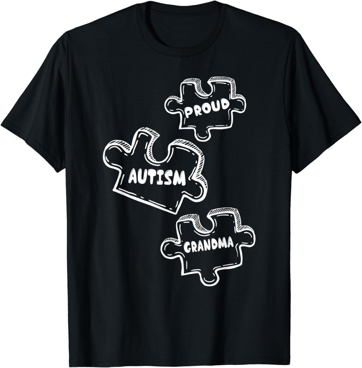 Autism Awareness Month Autism Grandmom Proud Autism Grandma T-Shirt - Walmart.com