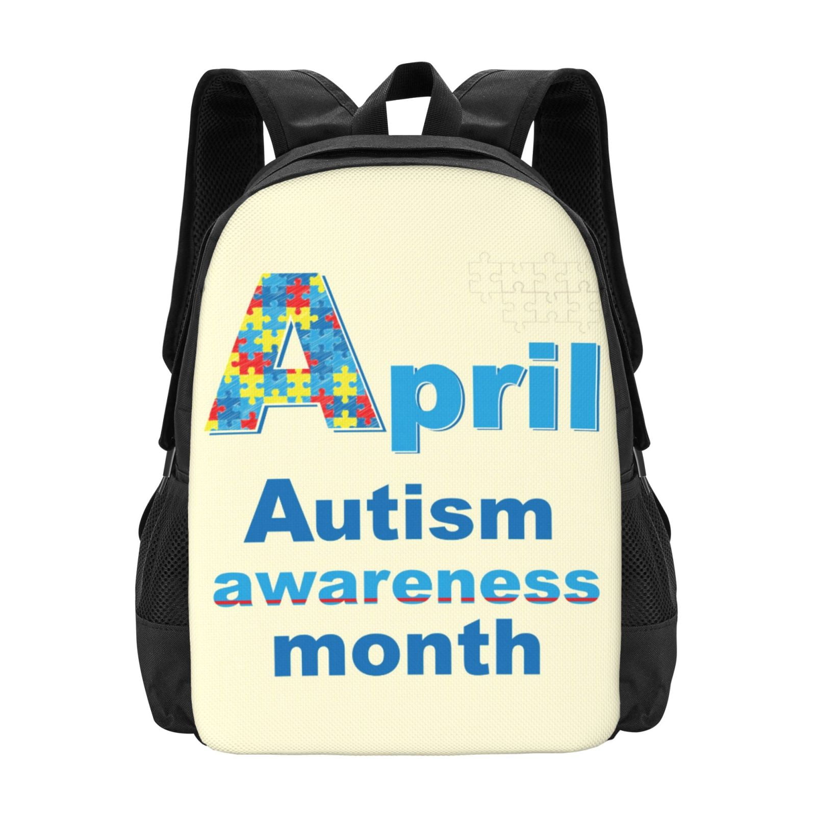 Autism Awareness Month Backpack for Men Women Laptop Backpack Hiking ...