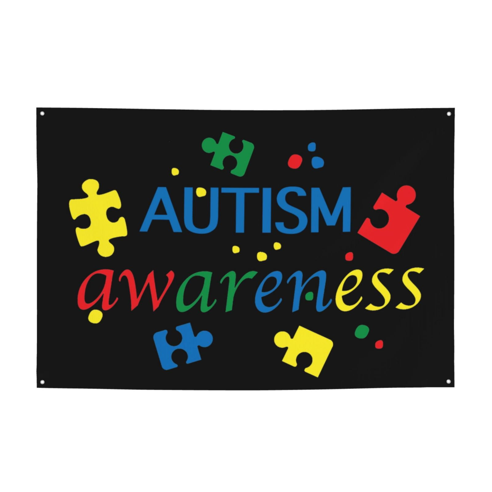 Autism Awareness Month Banner Backdrop Flag Tapestry Party Photography ...