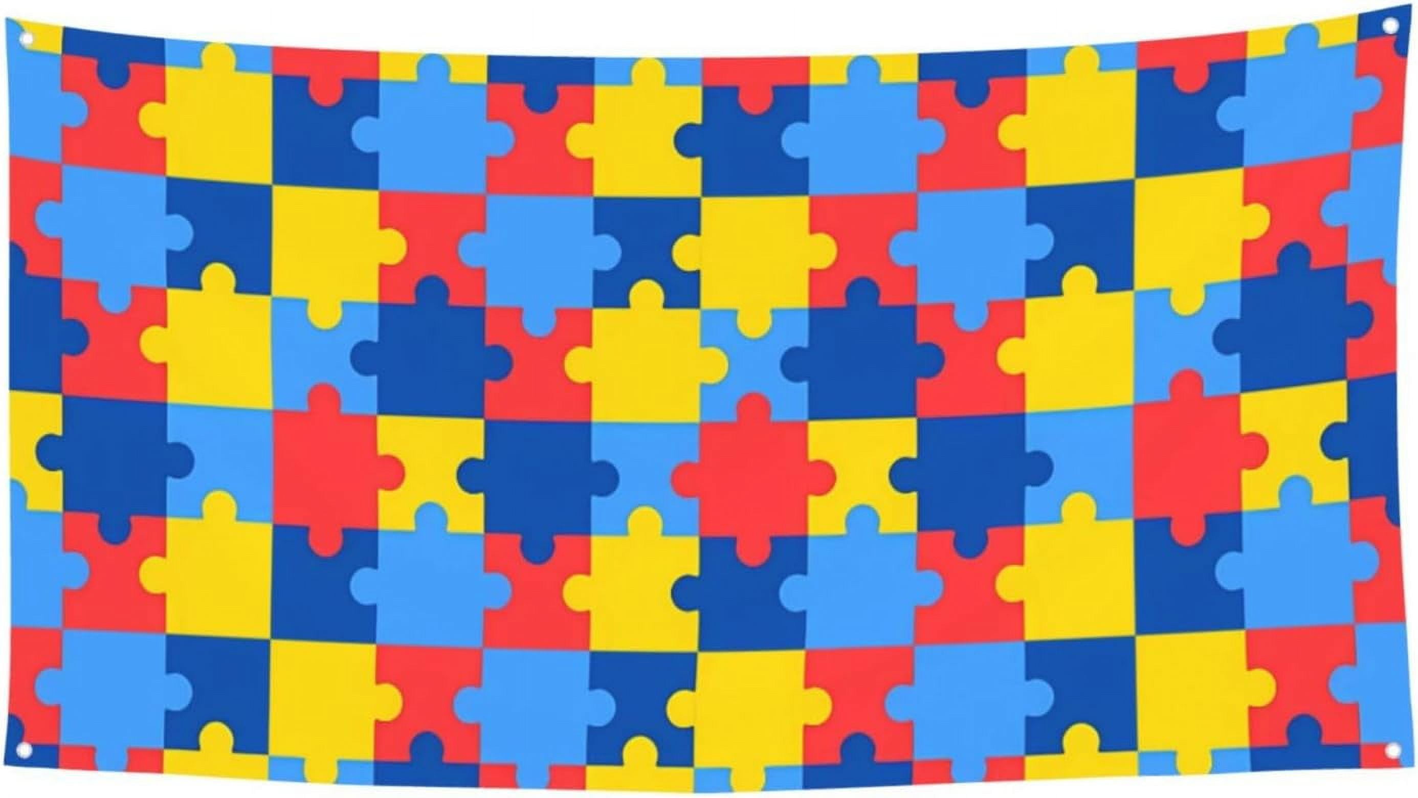 Autism Awareness Month Banner Large Background Backdrop Flag Party ...