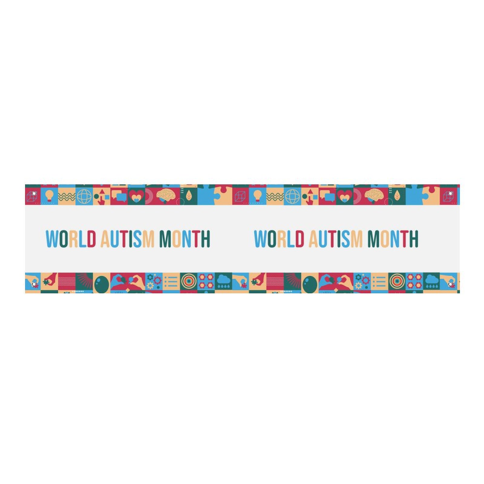 Autism Awareness Month Banners Flag Hanging Backdrop Sign Wall ...