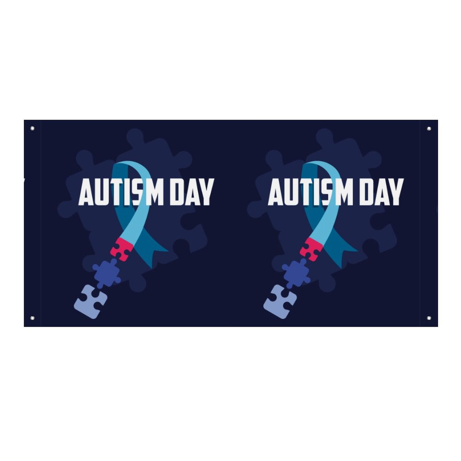 Autism Awareness Month Banners Flag Hanging Backdrop Sign Wall ...