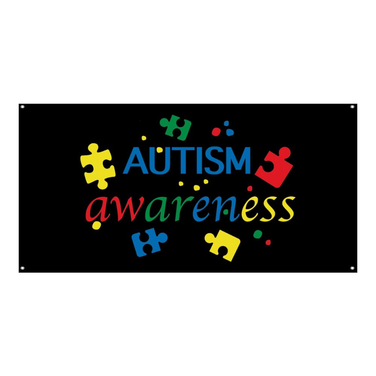 Autism Awareness Month Banners Flag Hanging Backdrop Sign Wall ...