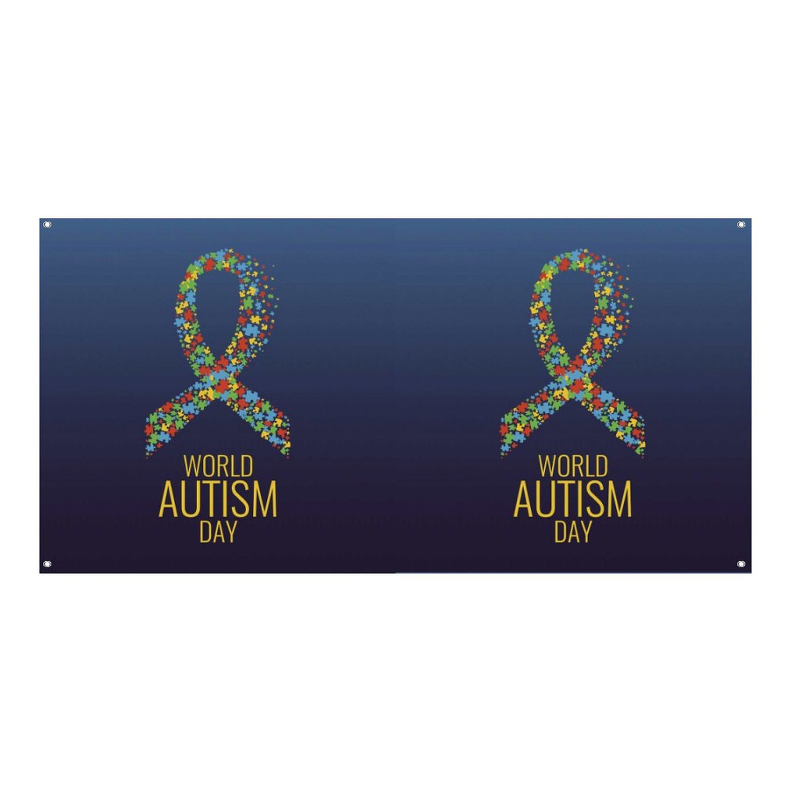Autism Awareness Month Banners Flag Hanging Backdrop Sign Wall ...