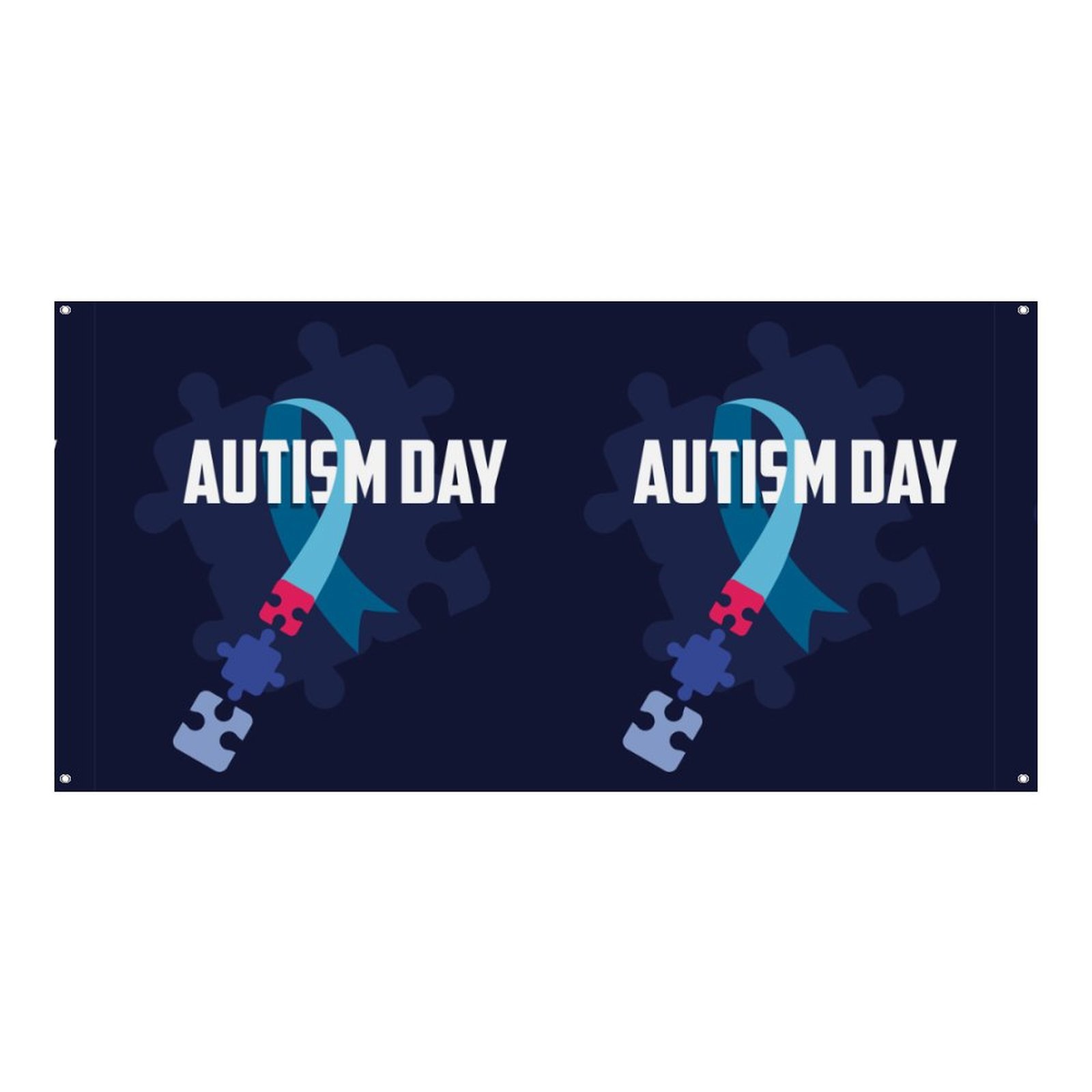 Autism Awareness Month Banners Flag Hanging Backdrop Sign Wall ...