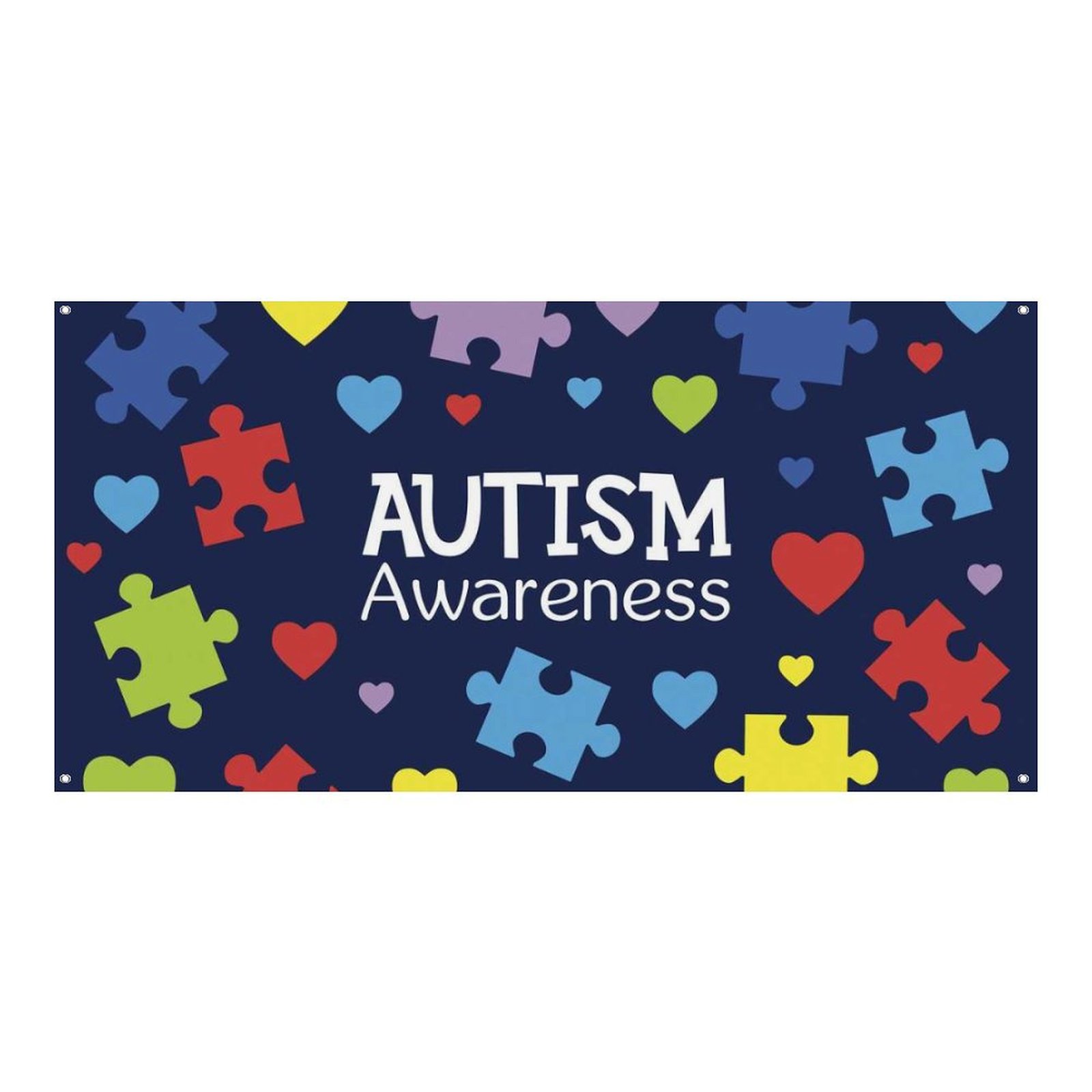 Autism Awareness Month Banners Flag Hanging Backdrop Sign Wall ...