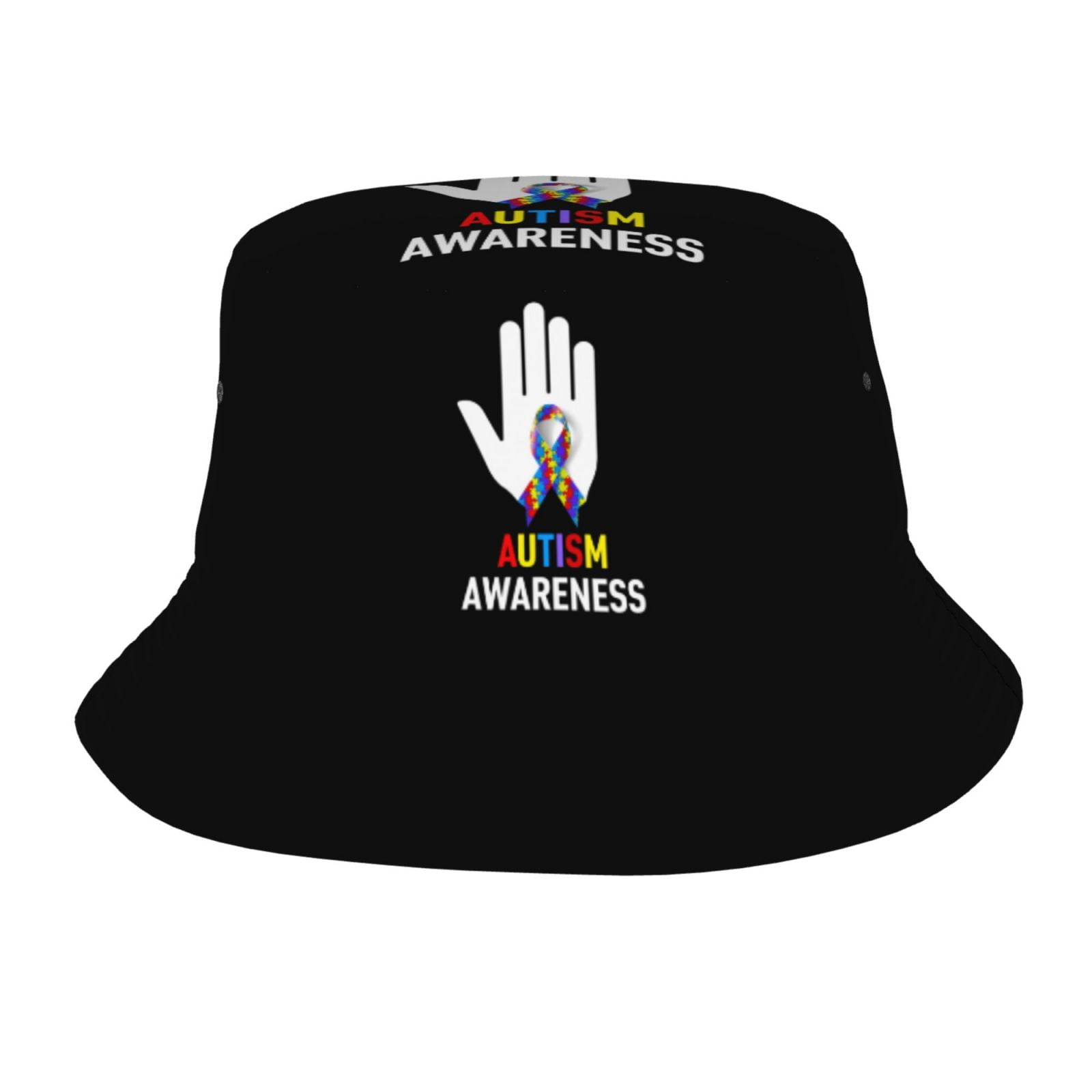 Autism Awareness Month Bucket Hats for Men Women Beach Sun Hat Outdoor ...