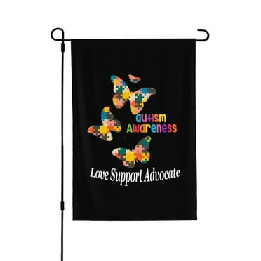 Autistic And Proud Flag Autistic Pride Flag Garden Flag Autism ...