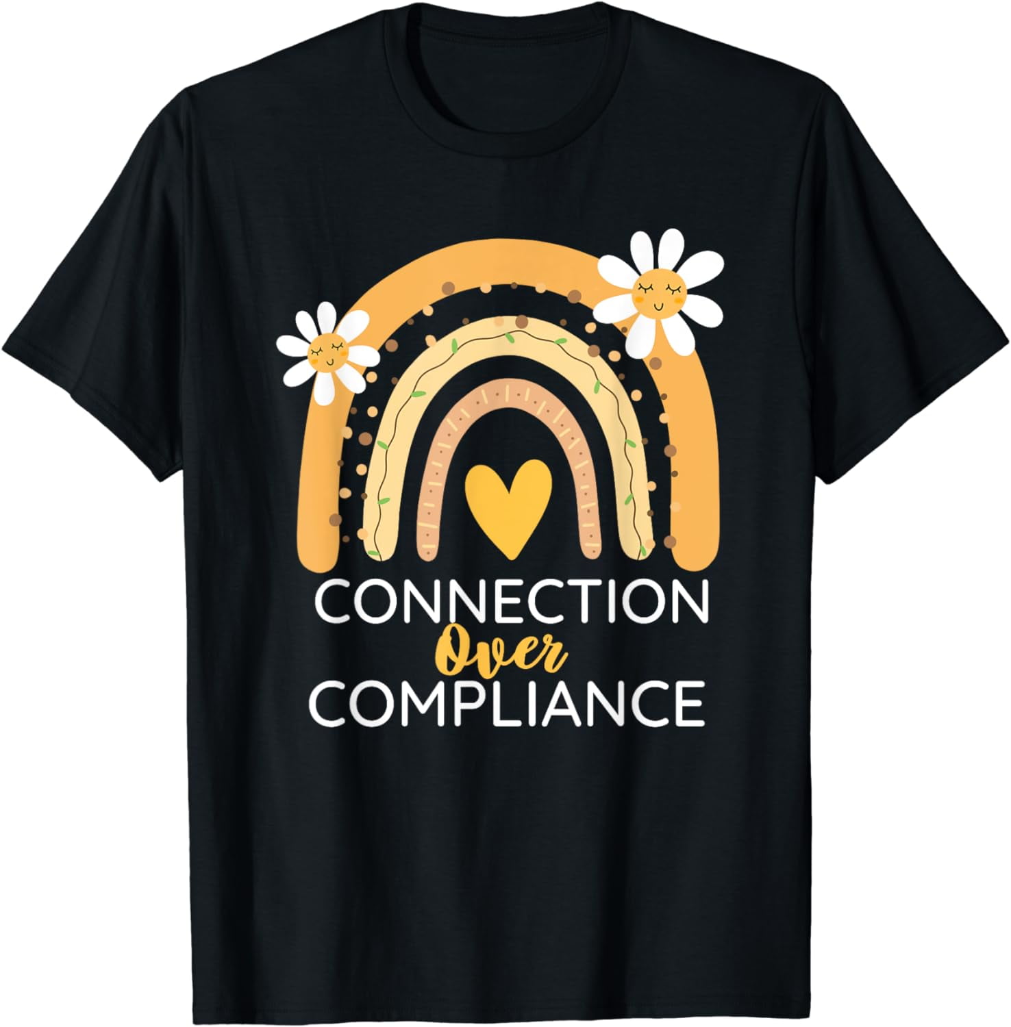 Autism Awareness Month Connection Over Compliance Support T-Shirt ...