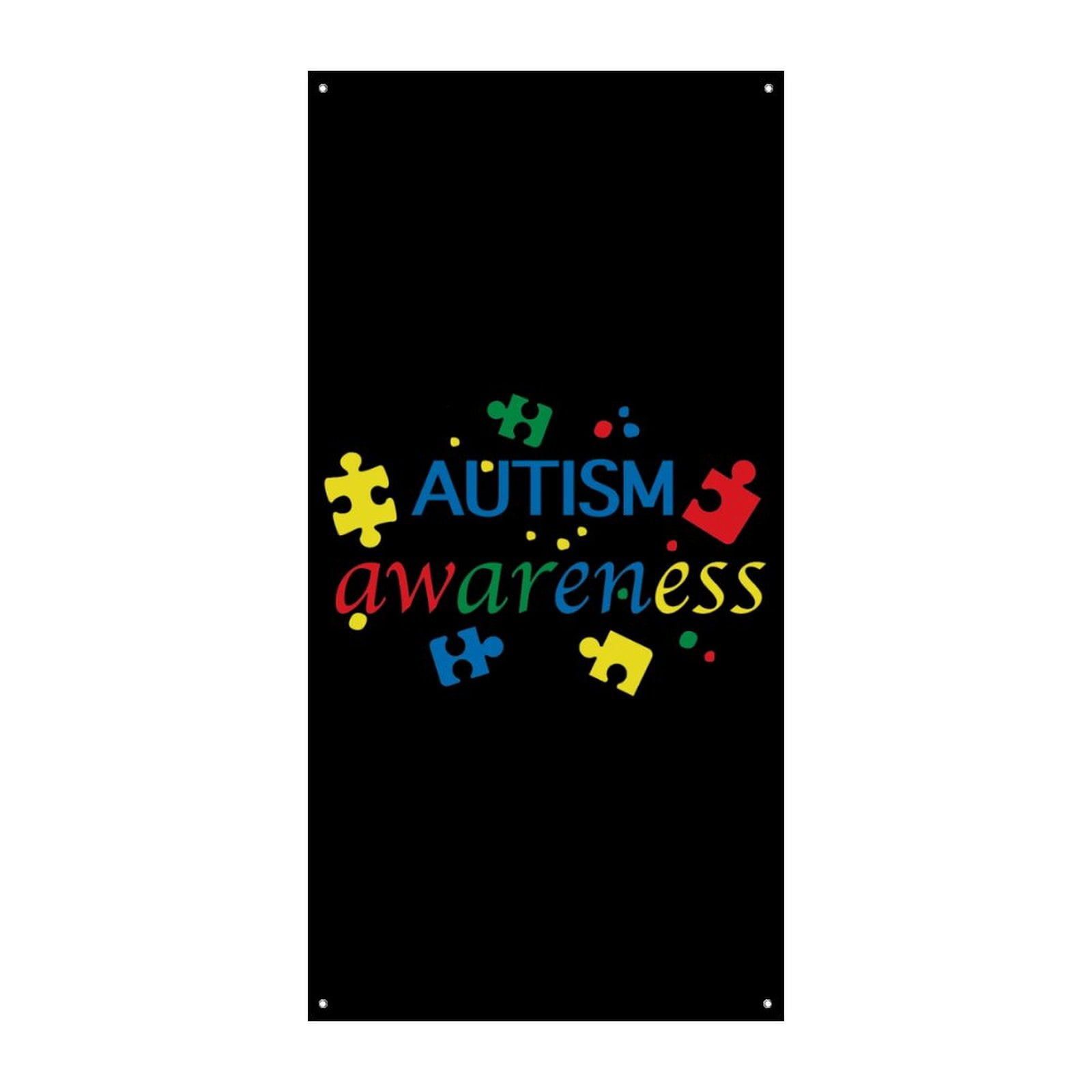 Autism Awareness Month Door Cover Banners Flag Hanging Backdrop Sign ...